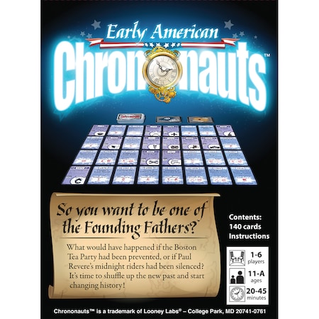 Looney Labs Early American Chrononauts™ Card Game 059 | Zoro