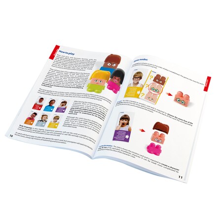 Miniland Educational Emotiblocks, Interchangable Emotion Blocks, 18 ...