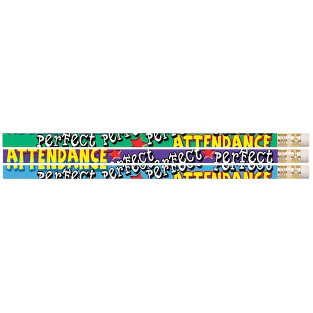 Musgrave Pencil Co Perfect Attendance Pencils, 12 Per Pack, PK12 2329D ...