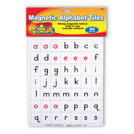 Primary Concepts Magnetic Alphabet Tiles (1421) | Zoro
