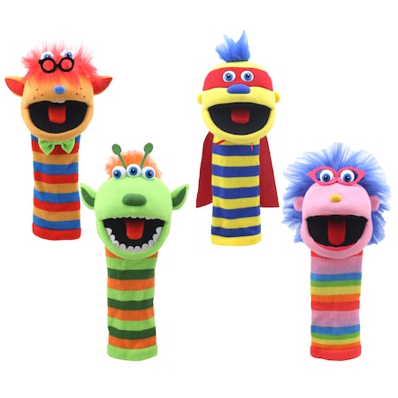 The Puppet Co Knit Puppet Set 1, Set of 4 PUCKNITTED1 | Zoro