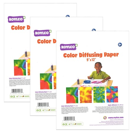 Roylco Color Diffusing Paper, 9in. x 12in., 150PK 15213 | Zoro