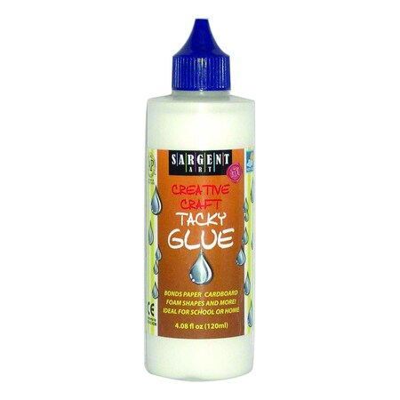 Sargent Art Creative Craft Tacky Glue, 120ml (4.08oz), PK12 23-1305 | Zoro