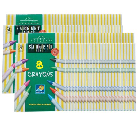Sargent Art Crayons, Regular Size, PK384 55-0908 | Zoro