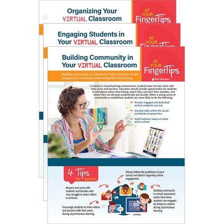 Shell Education Virtual Classroom Basics At Your Fingertips, Set of 3 ...