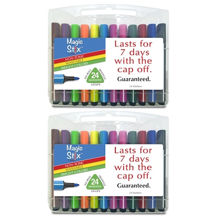 Magic Stix Magic Stix Triangular Markers, PK48 TPG397 | Zoro