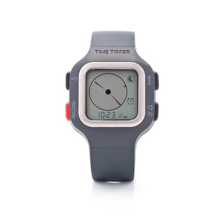 Time Timer Time Timer Watch PLUS®, Watch Timer, Large, Grey TTMTTW8AW ...