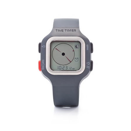 Time Timer Time Timer Watch PLUS®, Watch Timer, Large, Grey TTMTTW8AW ...