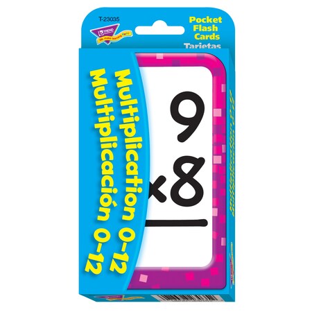 Trend Enterprises Multiplication/Multiplicacion (EN/SP) Pocket Flash ...