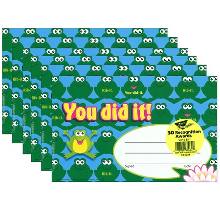 Trend Enterprises You Did It Frog Awards, PK180 T81034 | Zoro