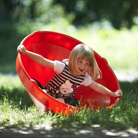 GONGE 2101 Red HDPE Giant Spinning Top - Ages 3-10, Grades PK-5