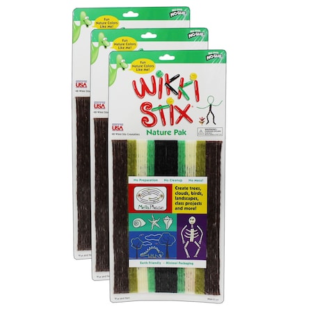 Wikki Stix Wikki Stix, Nature Colors, PK144 WKX802 | Zoro