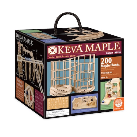 Keva Maple Plank Set, 200 Plank Set 58077 | Zoro