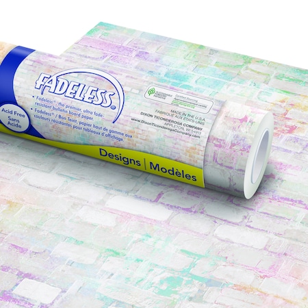 Fadeless Bulletin Board Paper, Graffiti Wall, 48in. x 50ft. P0057475 | Zoro