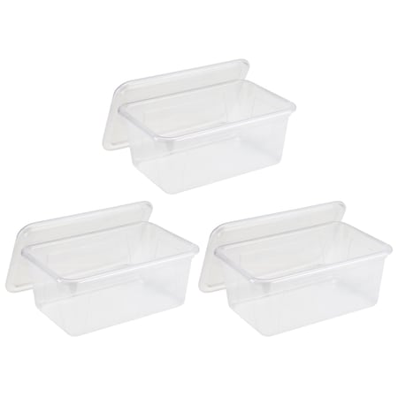 Storex Plastic, Translucent, 3 PK 62436U05C | Zoro
