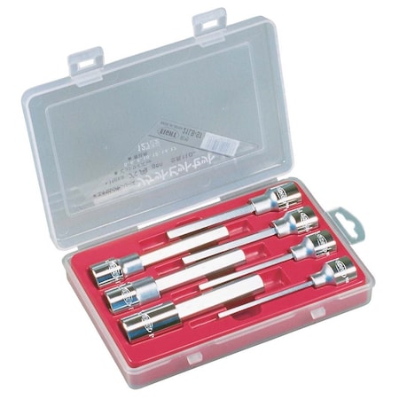 Eight Tool HEX SOCKET BIT LONG SET, 7PC 5-17MM 1/2INCHDR 21LB-S7 | Zoro