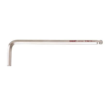 Eight Tool TAPER HEAD HEX KEY L-HANDLE LONG, 2.5 X 94MM SLVR TM-2.5 | Zoro
