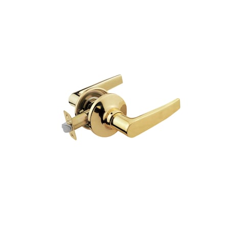 Premier Lock Passage Door Lever Lock Set, Polished Brass LEVP01 | Zoro