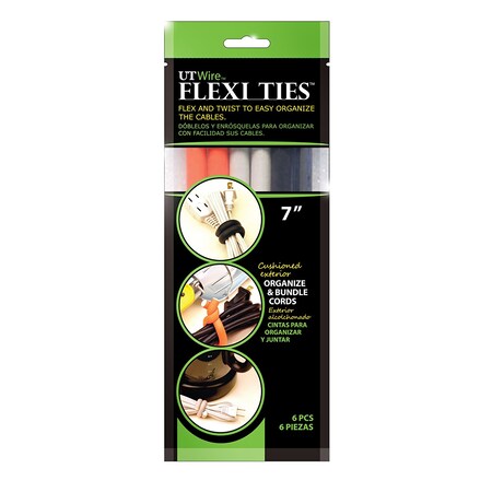 Electriduct UT Wire Flexi Ties Cushioned Twist Cable Wraps CT-RI-FT18 ...