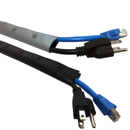 Electriduct Cable Wrap, 1 in Inside Dia., 0.84 in Max Bundle Dia., 10 ...