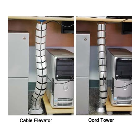 Electriduct Vertical Flexible Cable Manager- Wire Elevator Cord Tower ...