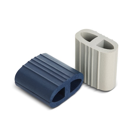 Electriduct Cable Tie, Blue, Gray, 1 PK CT-RI-CW2M | Zoro