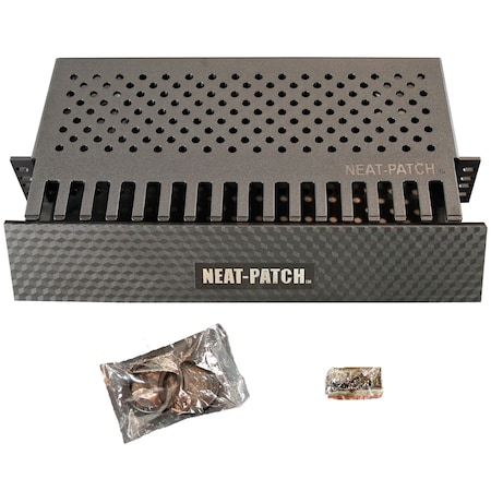 Electriduct Neat Patch Cable Management Unit- 2U NP2-10 | Zoro