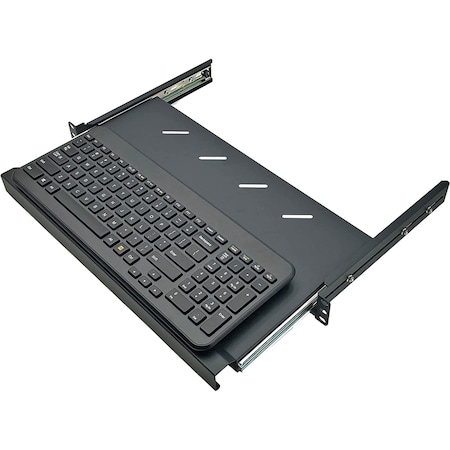 Electriduct 1U Keyboard Tray 10.8in D QWM-ED-KBT-1U-270D | Zoro