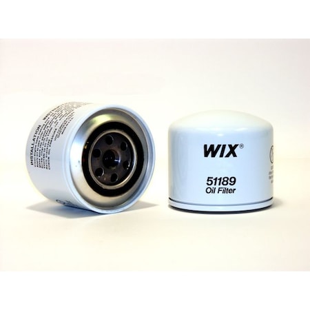 Wix Filters Lube Filter, 51189 51189 | Zoro