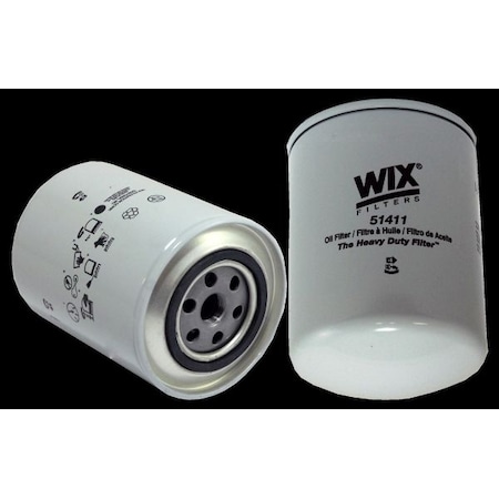 Wix Filters Lube Filter, 51411 51411 | Zoro
