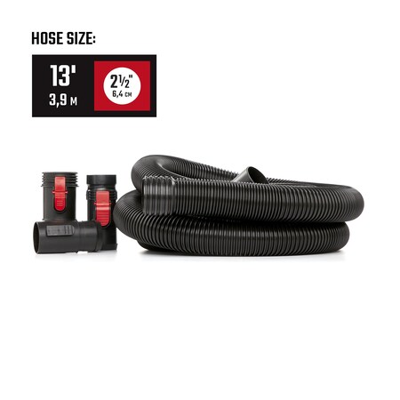 Craftsman 2-1/2 in. x 13 ft. POS-I-LOCK Wet/Dry Vacuum Hose Kit for ...