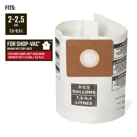 Shop Vac Dust Bagnull