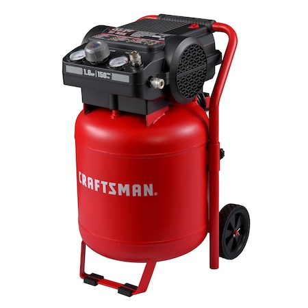 Craftsman 10 gal Vertical Portable Air Compressor Tank 150 psi 1.8 HP ...