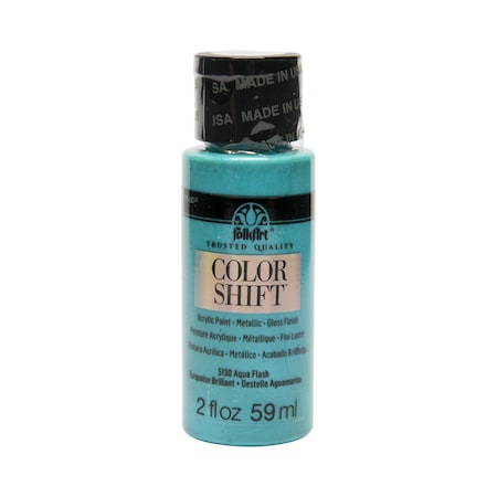 Folkart FolkArt Color Shift Metallic Aqua Flash Hobby Paint 2 oz 5130 ...
