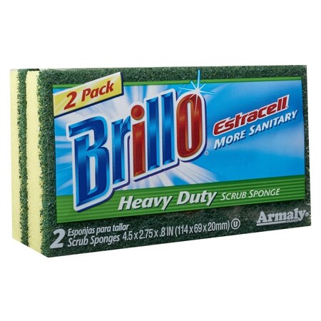 Brillo SCRUBBER SPONGE HD 2PC 21021 | Zoro