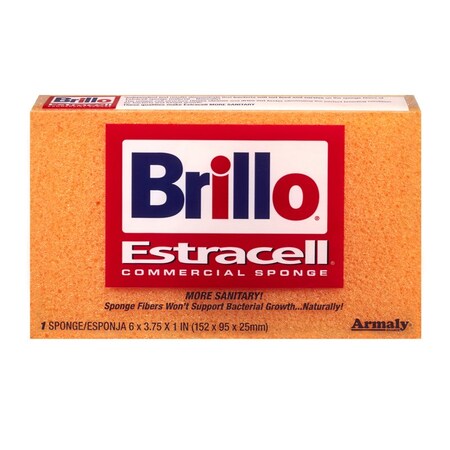 Brillo SPONGE HD YELLOW 6""L 50002 | Zoro