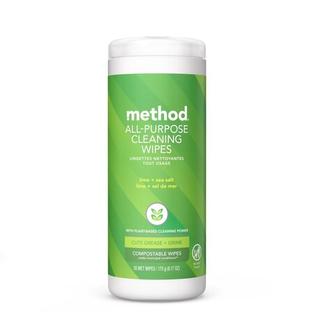 Method Method Cellulose Cleaning Wipes 6.17 oz 1 pk 18804 | Zoro