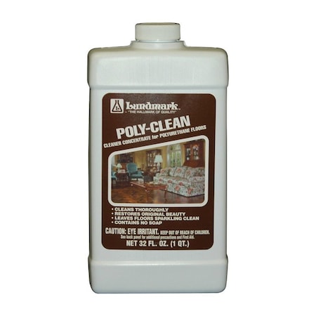 Lundmark Lundmark Poly-Clean Floor Cleaner Liquid 1 qt 3227F32-6 | Zoro