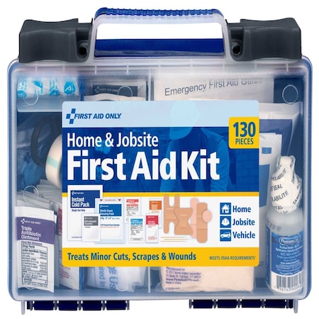 First Aid Only First Aid Only Home & Jobsite Multicolored 25 Person ...