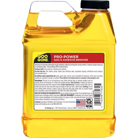 Goo Gone Goo Gone Liquid Adhesive Remover 32 oz 2112 | Zoro