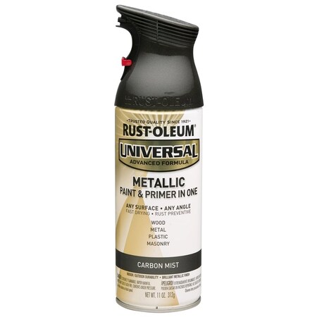 Krud Kutter Rust-Oleum Universal Metallic Carbon Mist Spray Paint 11 oz ...