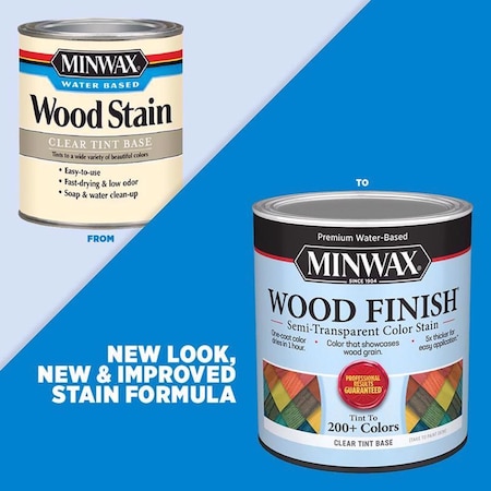 Minwax Minwax Wood Finish Water-Based Semi-Transparent Pure White Tint ...