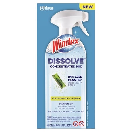 Scrubbing Bubbles Windex Dissolve Fresh Scent Concentrated Multi ...