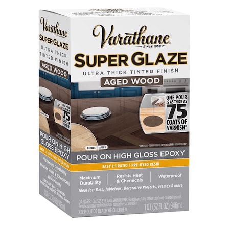 Varathane Varathane Super Glaze High-Gloss Aged Wood Glaze 1 qt 363904 ...