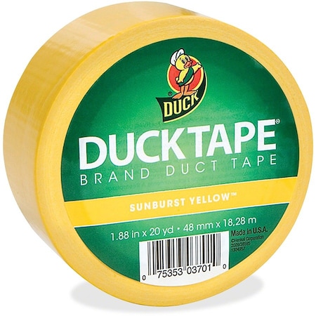 Keeney Mfg Duck 1.88 in. W X 20 yd L Yellow Solid Duct Tape 1304966 | Zoro