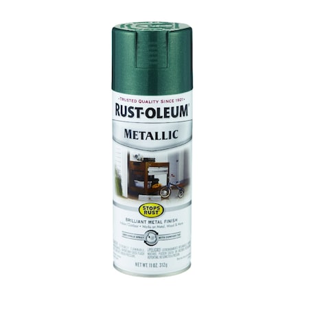Rust-Oleum Stops Rust Racing Green Metallic Spray Paint 11 oz 7252-830 ...