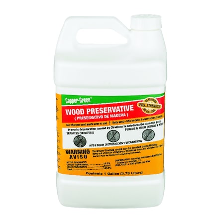 Copper Green Flat Green Oil-Based Wood Preservative 1 gal GAL | Zoro