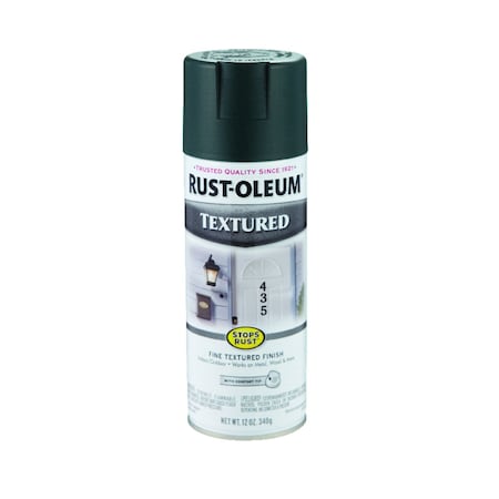 Rust-Oleum Stops Rust Textured Forest Green Spray Paint 12 oz 7222-830 ...