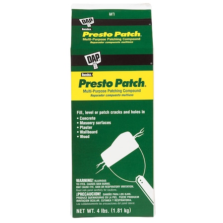 Presto Patch DAP Bondex Presto White Patch 4 lb 58505 | Zoro