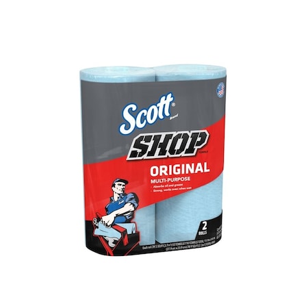 Scott Scott Shop Towels Original (75040), Blue, (55 Towels/Roll, 24 ...